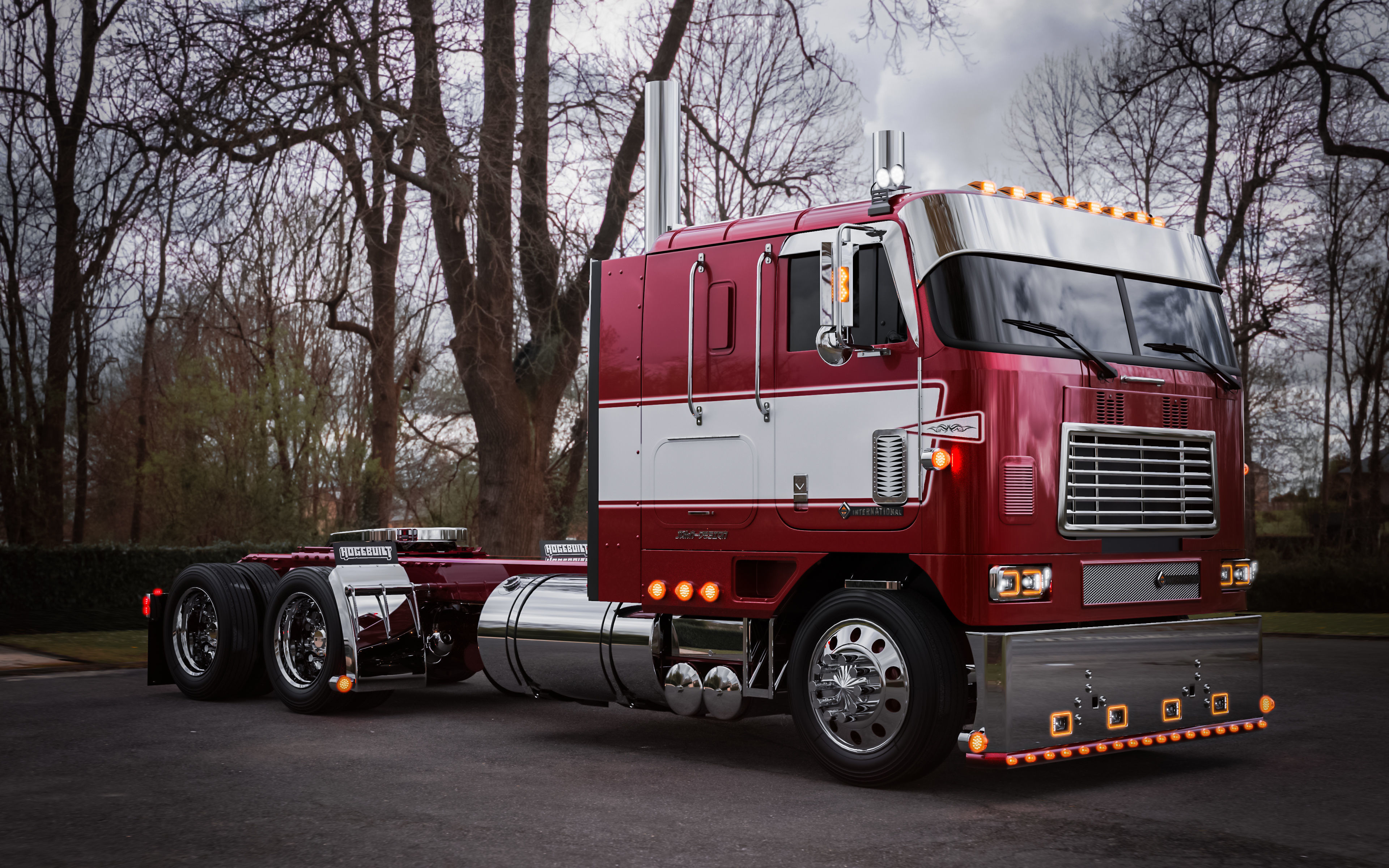 International 9600 Cabover Truck Custom JD Edition 3D model | CGTrader