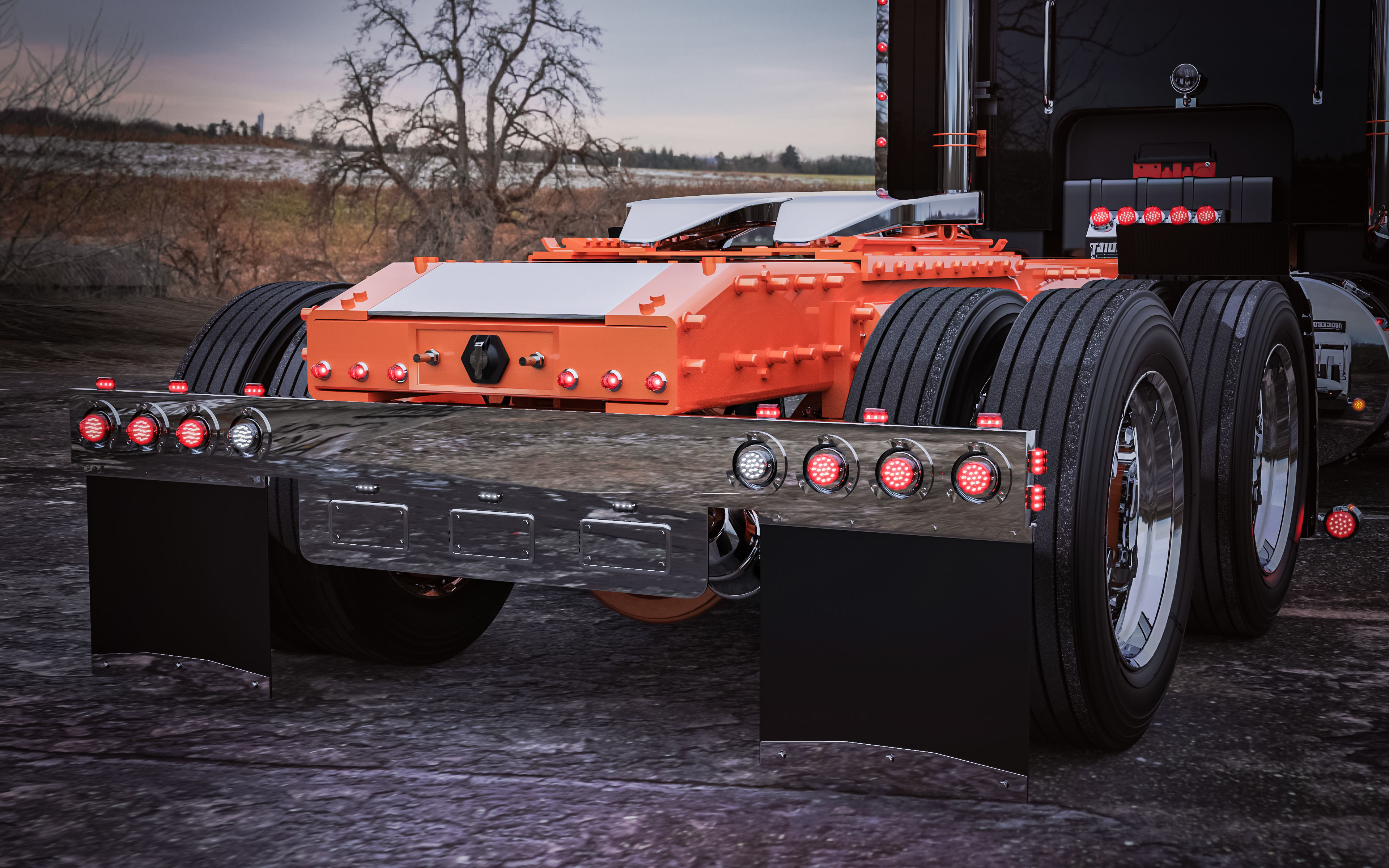 International 9600 Cabover Truck Custom JD Edition 3D model | CGTrader