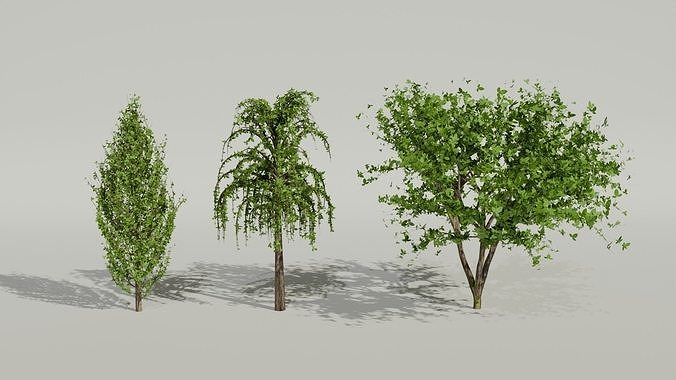 3D model Trees VR / AR / low-poly | CGTrader