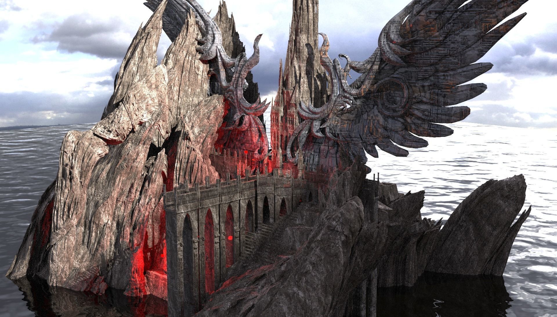 Dantes Inferno Heracy Tower 3D model | CGTrader