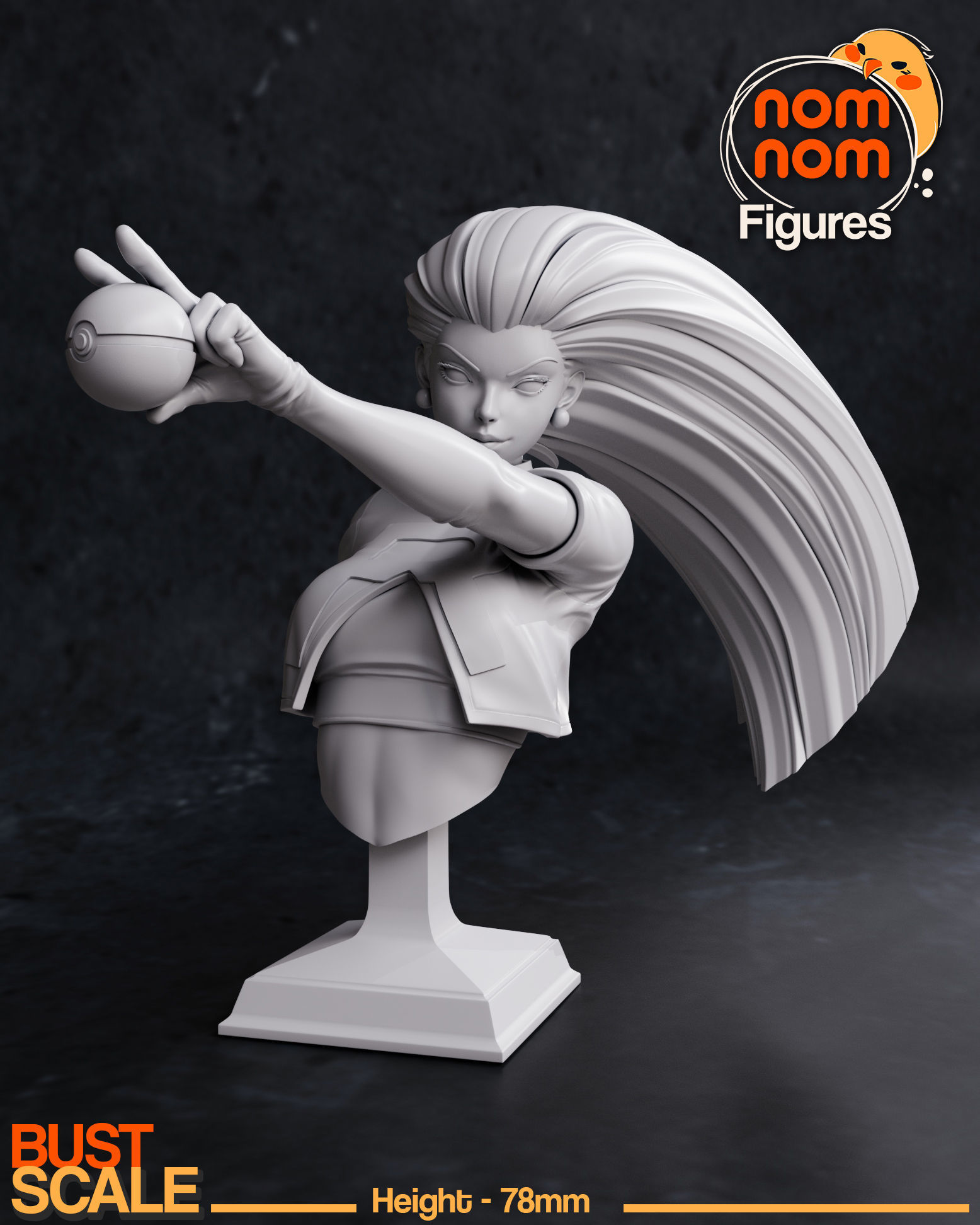 Jessie - Pokemon 3D model 3D printable | CGTrader