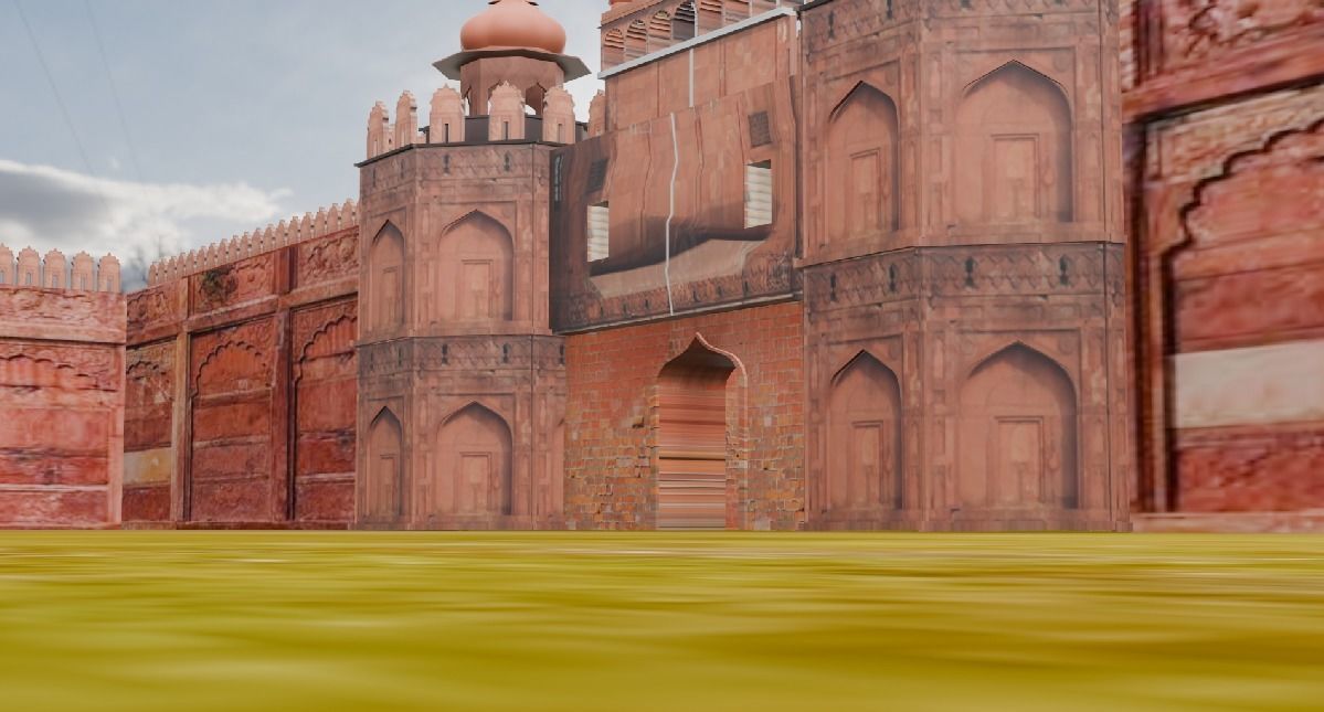 Red Fort 3d model 3D model | CGTrader