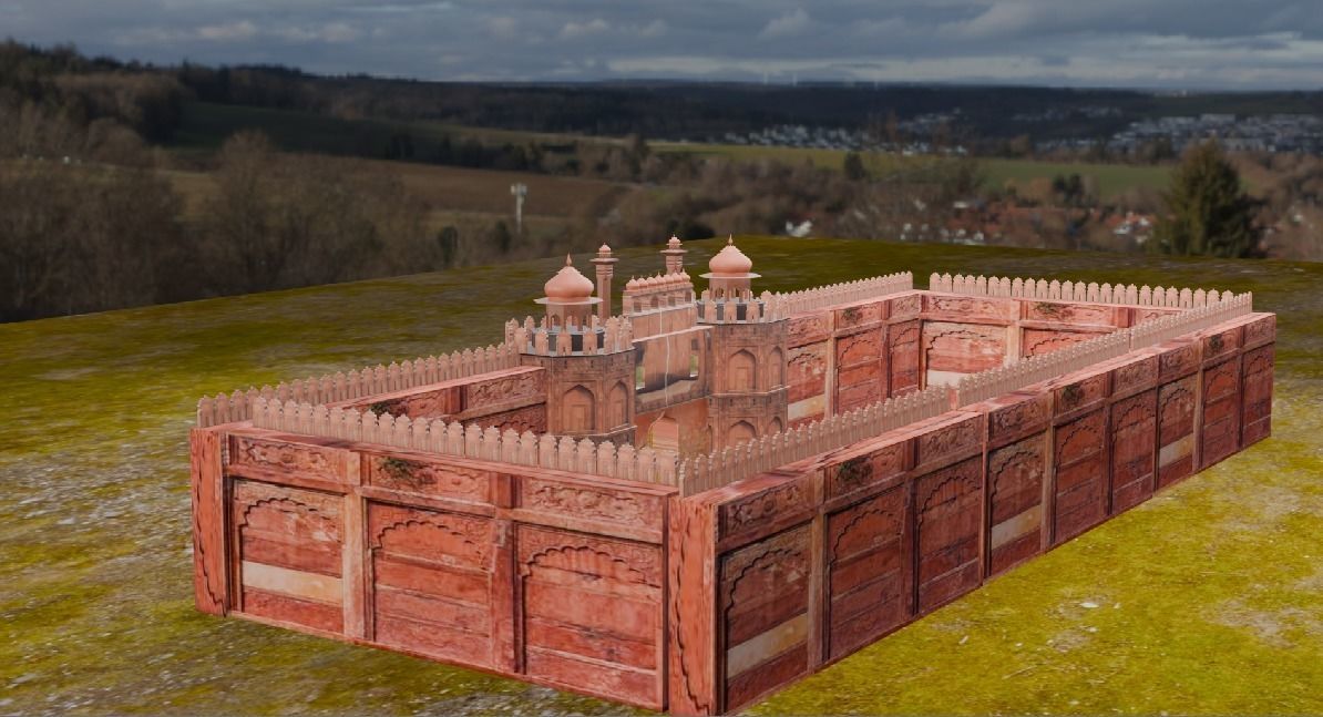 Red Fort 3d model 3D model | CGTrader