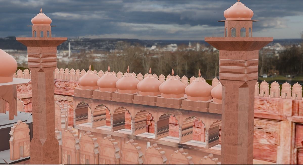 Red Fort 3d model 3D model | CGTrader
