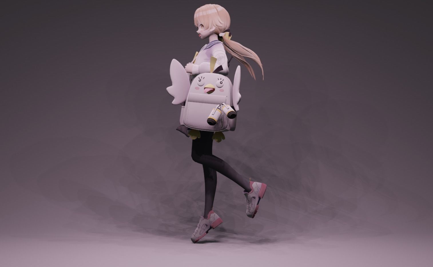 Anime Character - BA Hifumi 3D model | CGTrader
