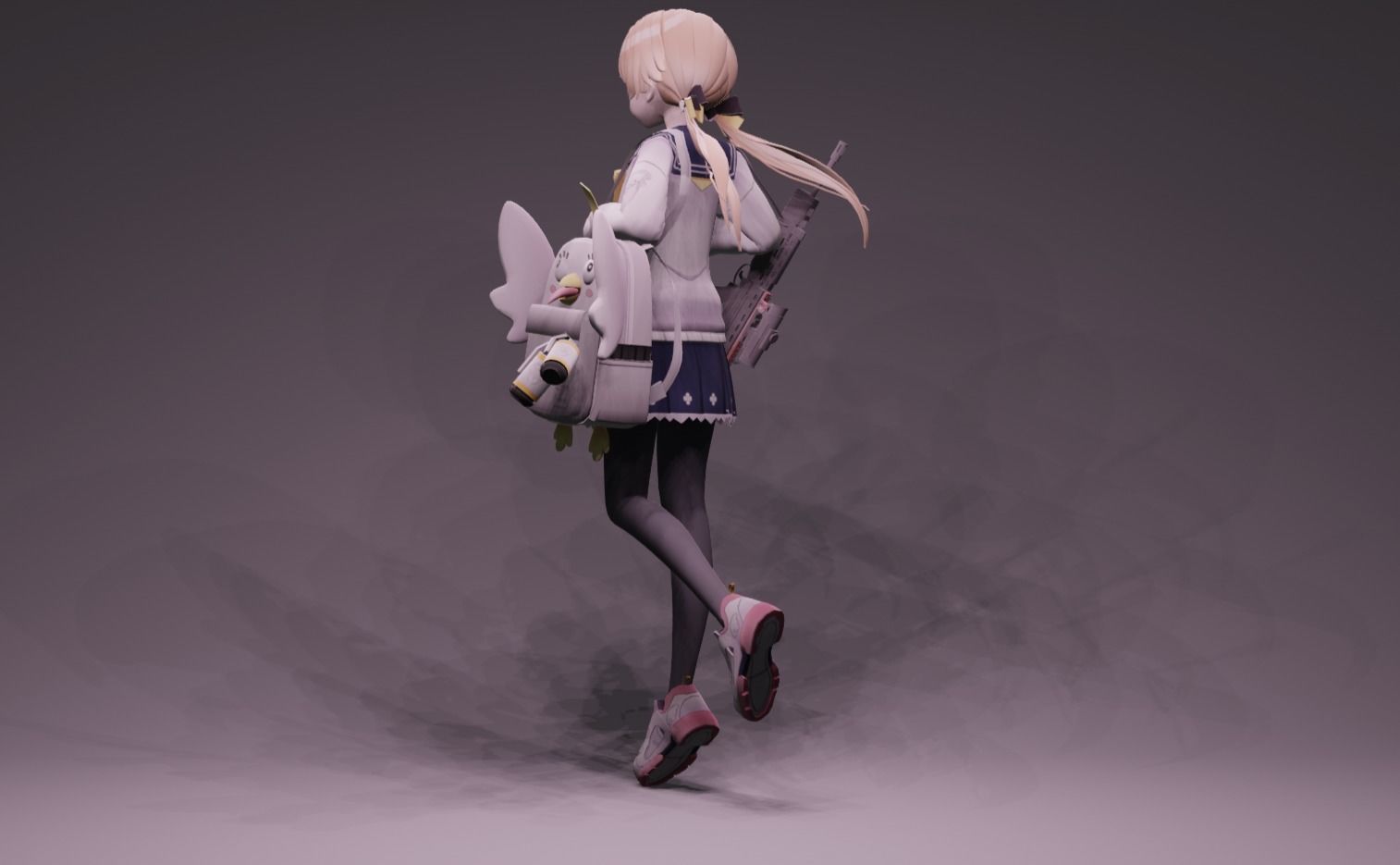 Anime Character - BA Hifumi 3D model | CGTrader