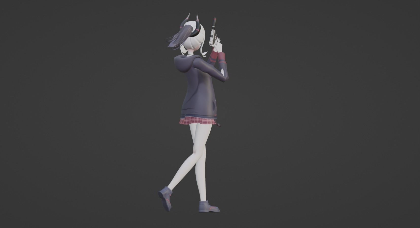Anime Character - BA Kayoko 3D model | CGTrader