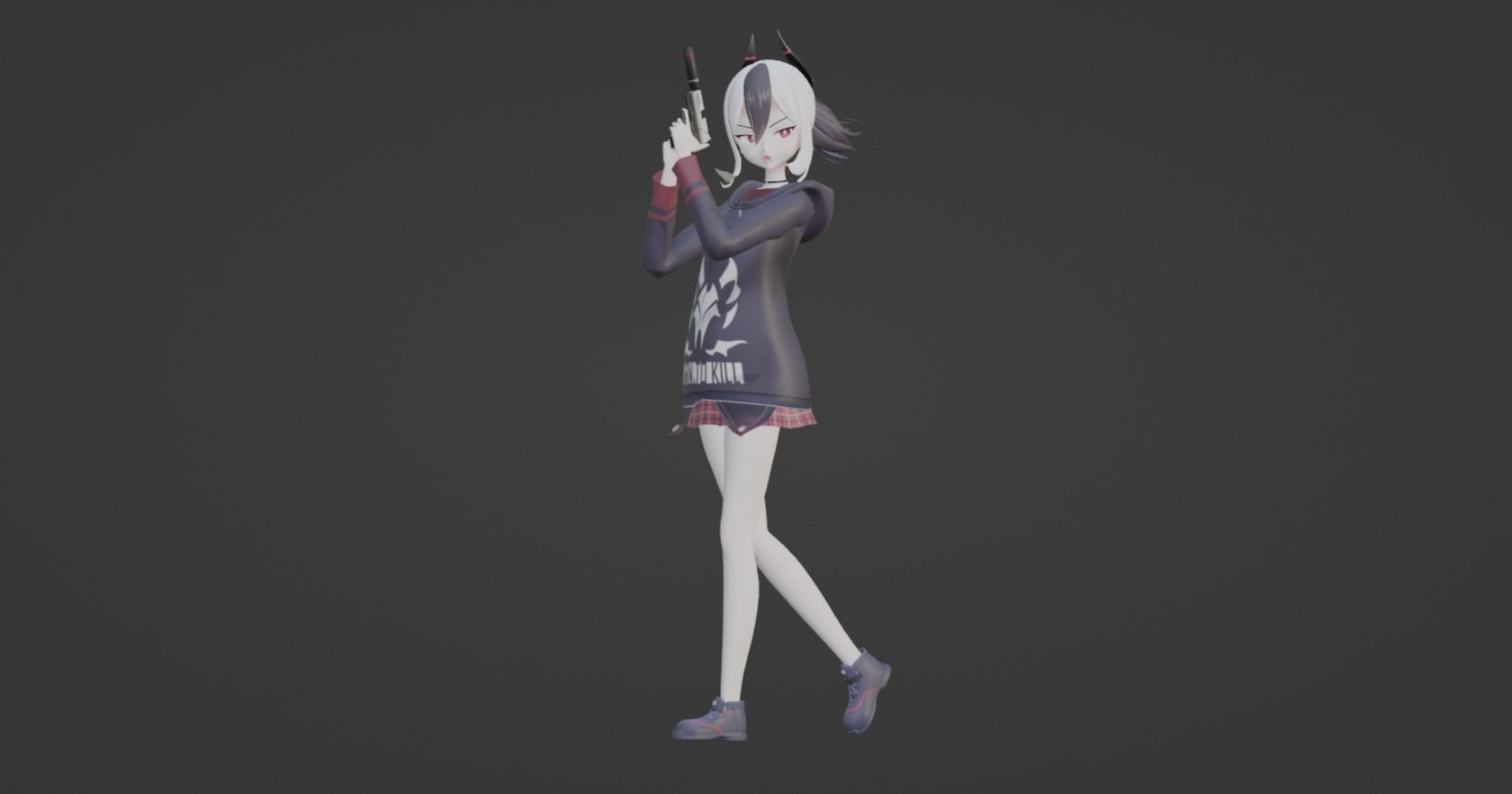 Anime Character - BA Kayoko 3D model | CGTrader
