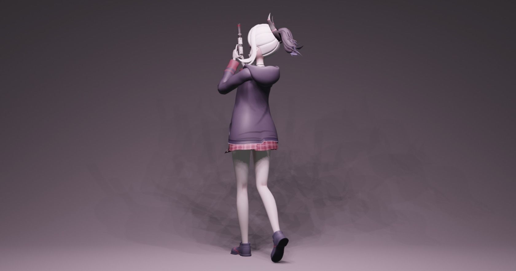 Anime Character - BA Kayoko 3D model | CGTrader