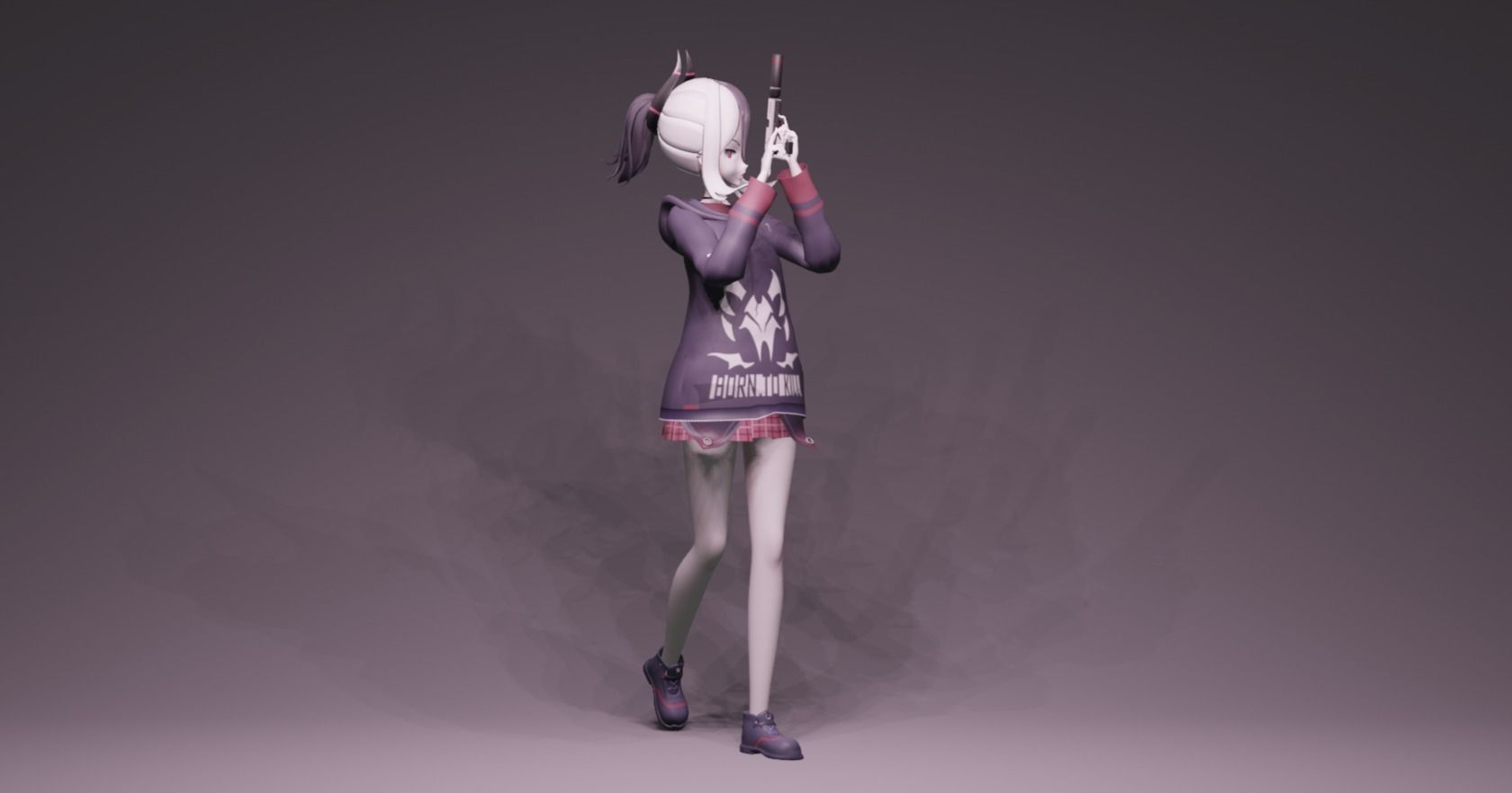 Anime Character - BA Kayoko 3D model | CGTrader