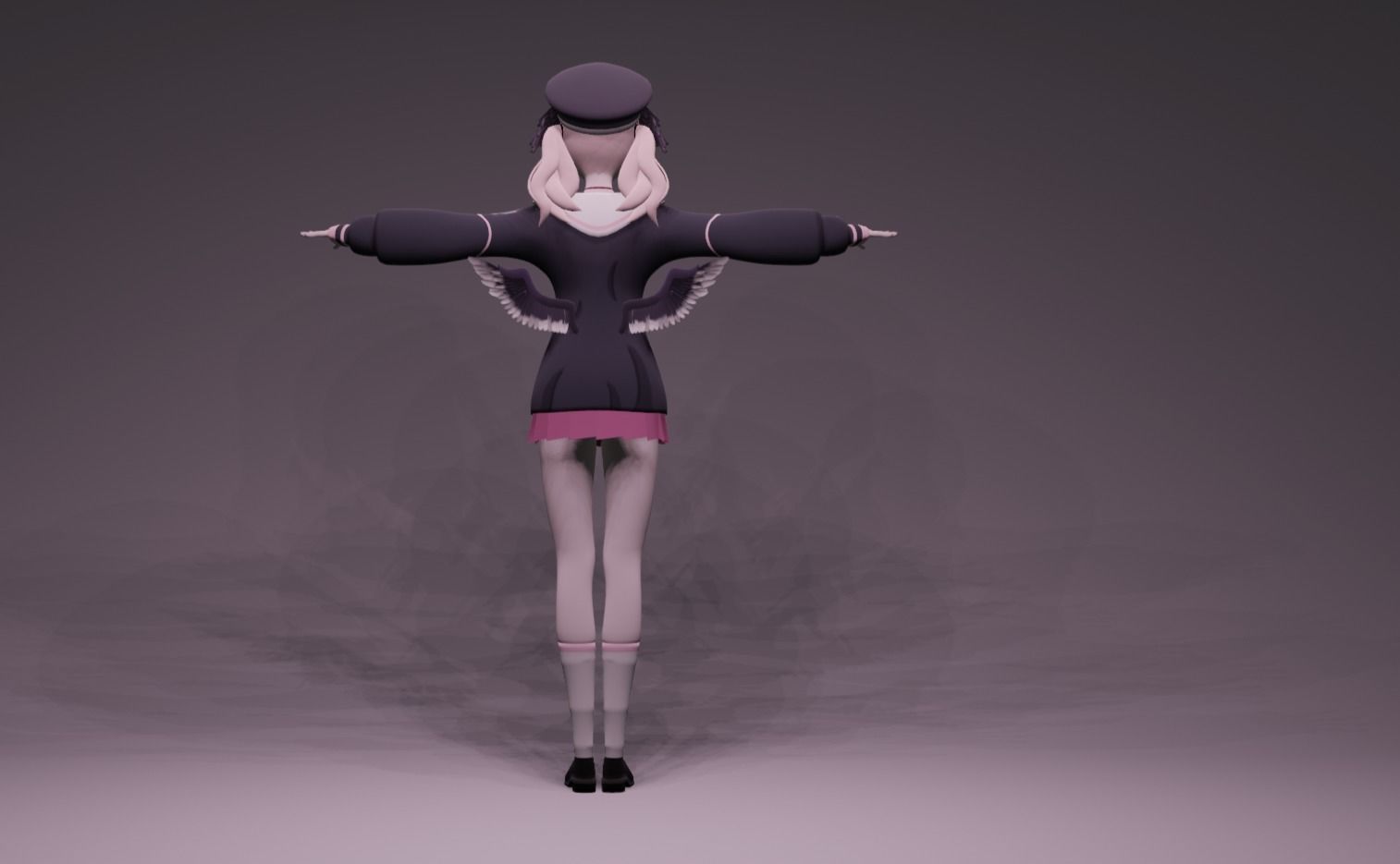 Anime Character - BA Koharu 3D model | CGTrader