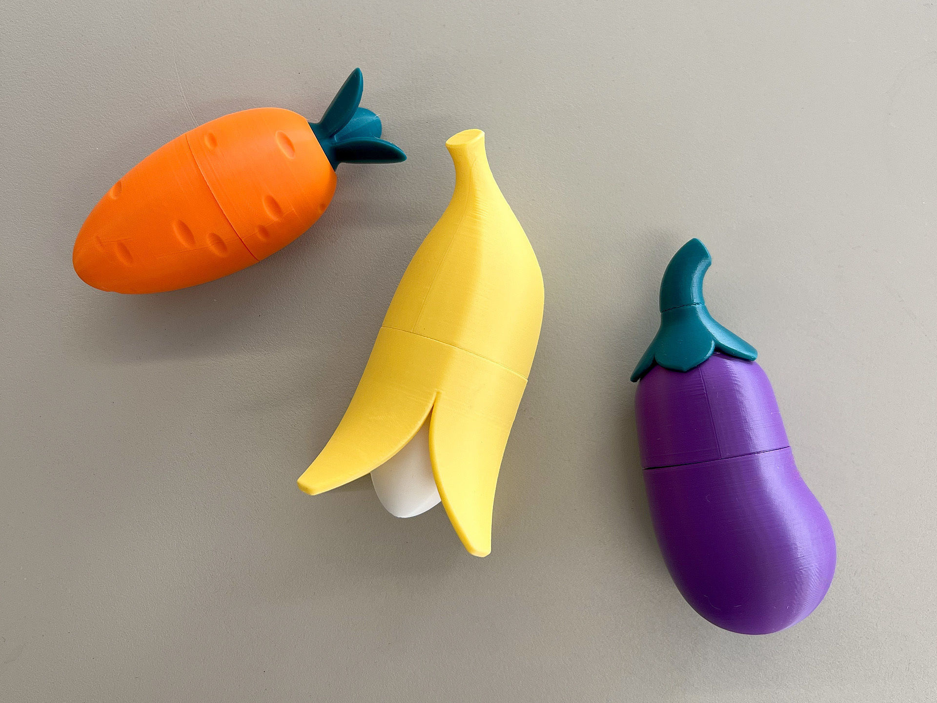 3D Printable Fruits and Vegetables Magnet 3D model 3D printable | CGTrader