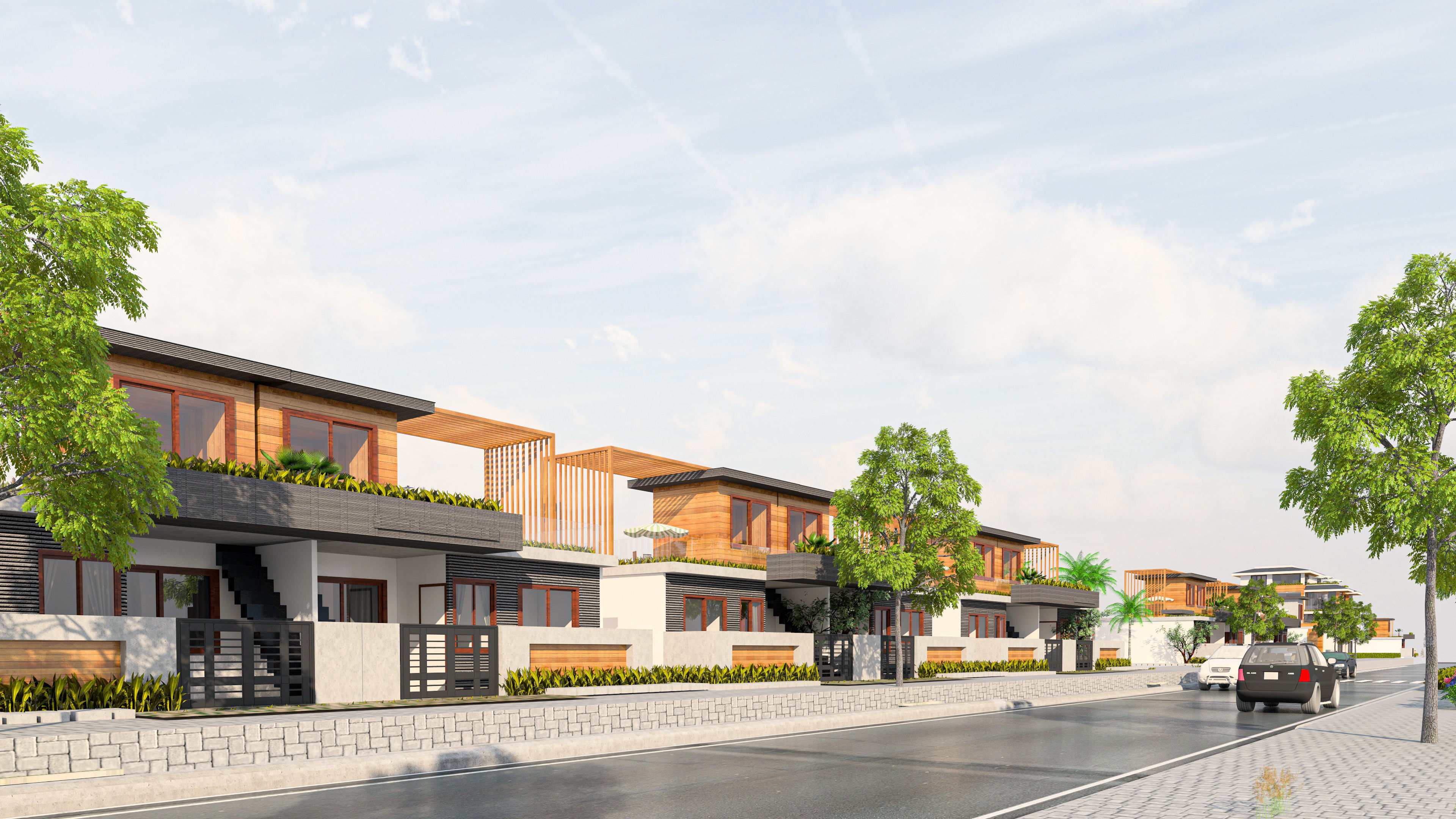 Colony Street House Elevation Architecture 3D model 3D model | CGTrader