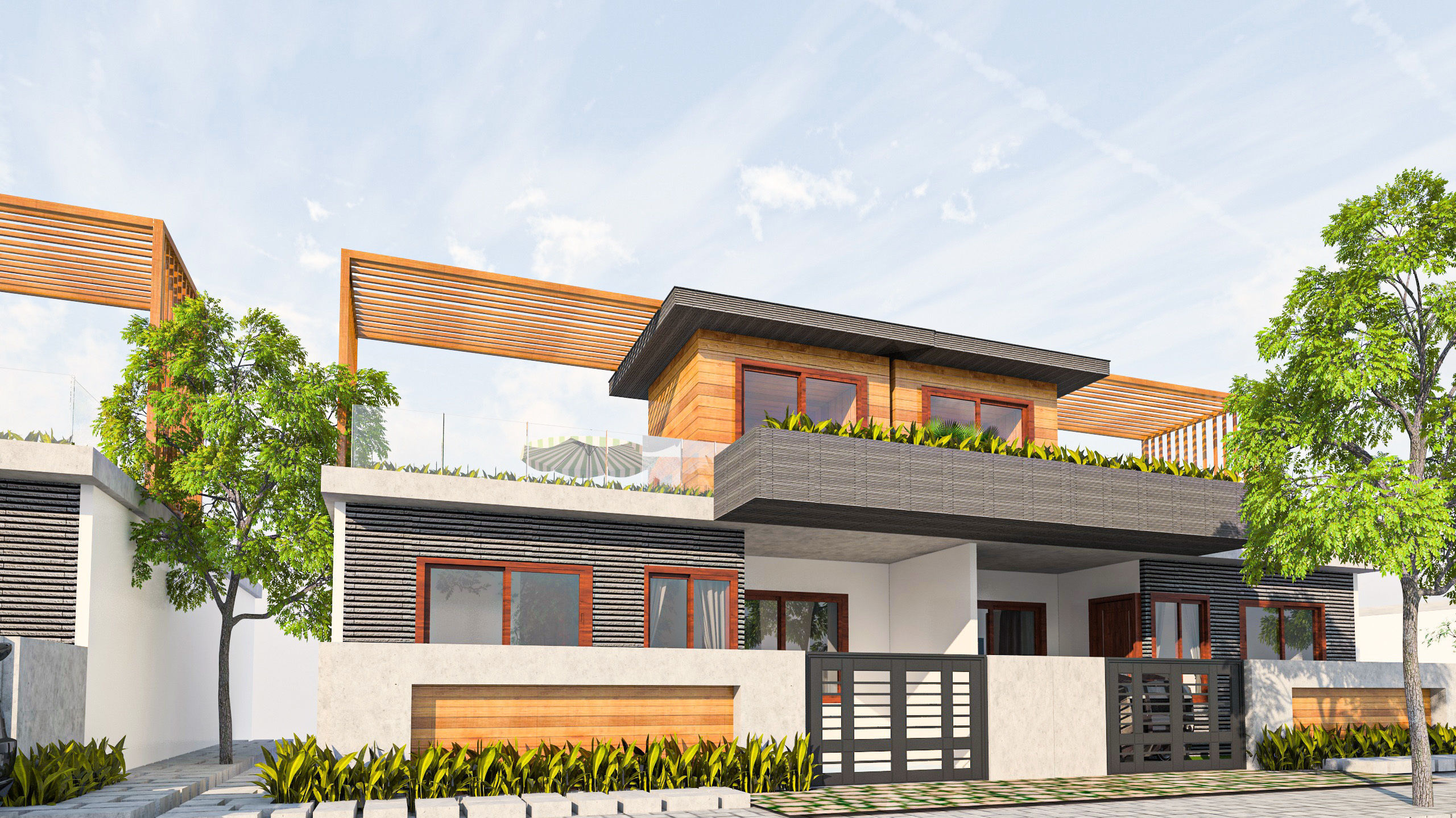 Colony Street House Elevation Architecture 3D model 3D model | CGTrader