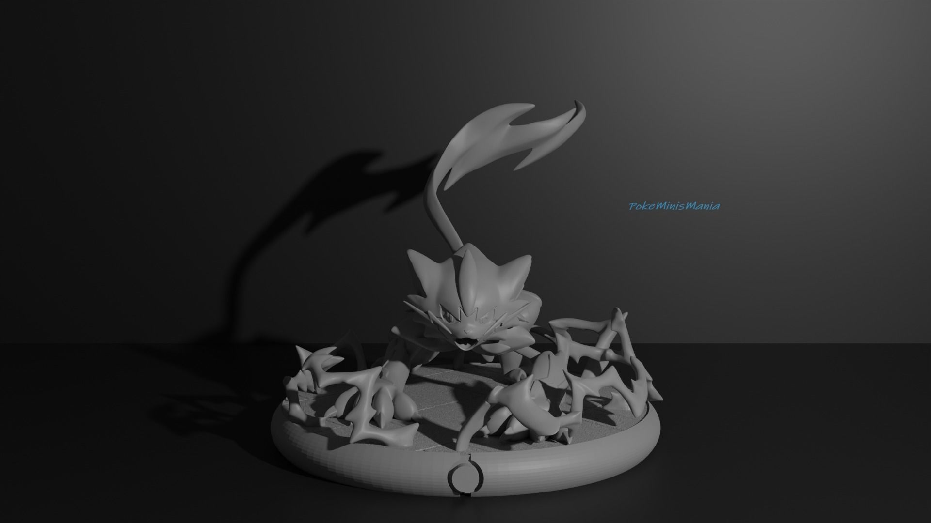 Zeraora pokemon 3D print model 3D model 3D printable | CGTrader