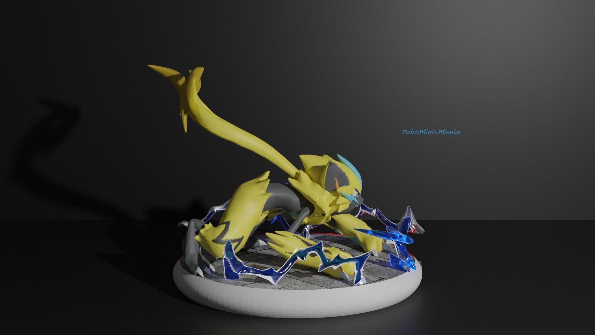 Zeraora pokemon 3D print model 3D model 3D printable | CGTrader