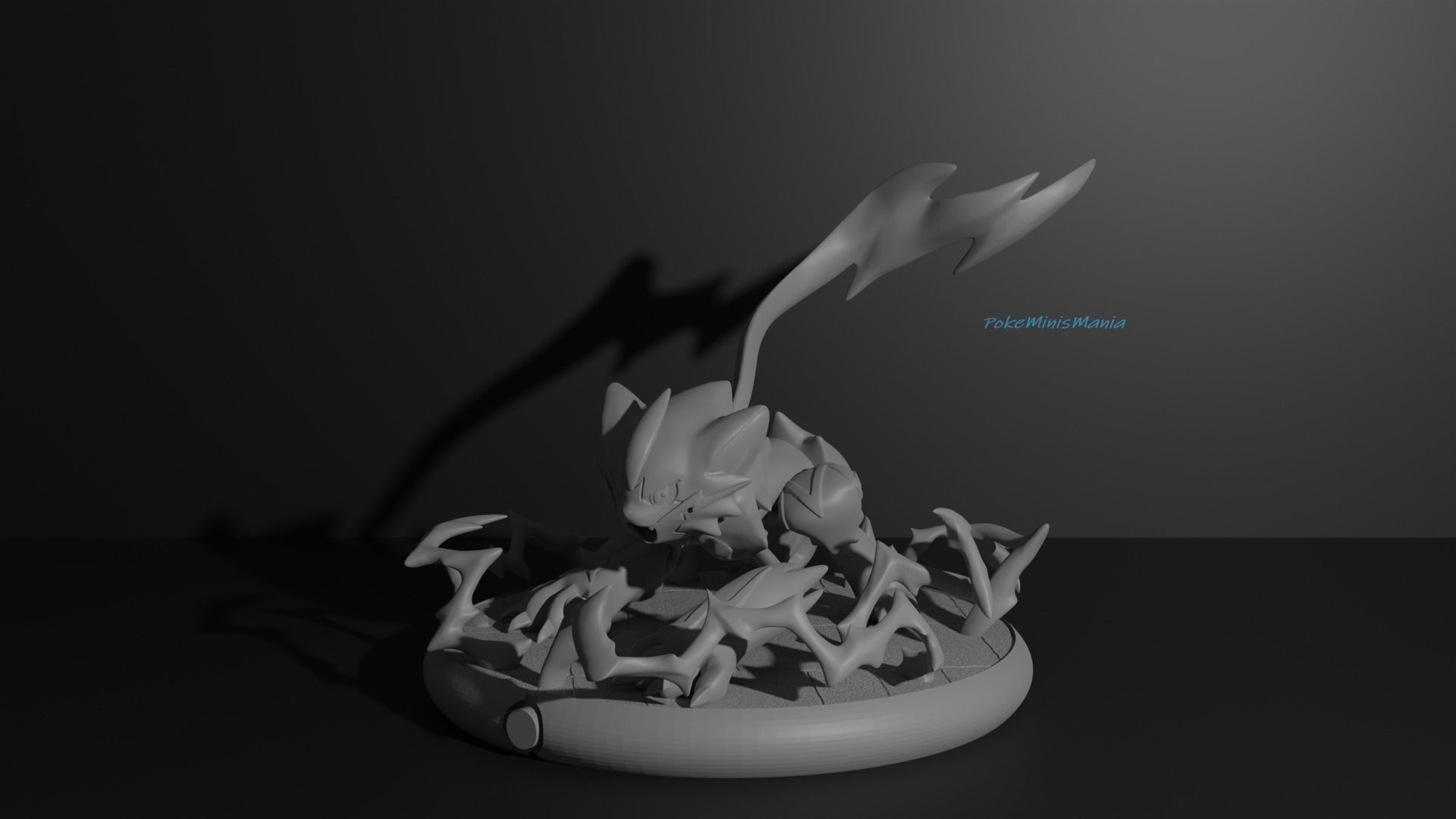 Zeraora pokemon 3D print model 3D model 3D printable | CGTrader