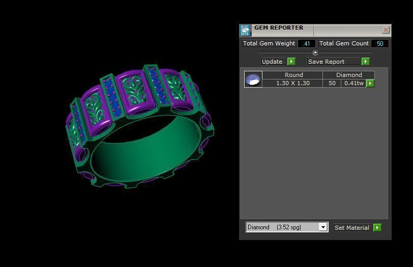 Rings 3D model 3D printable | CGTrader