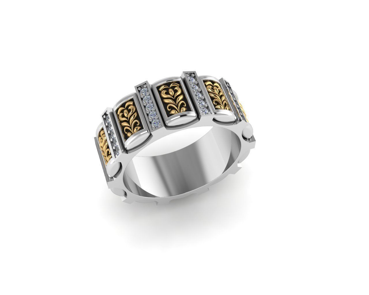 Rings 3D model 3D printable | CGTrader