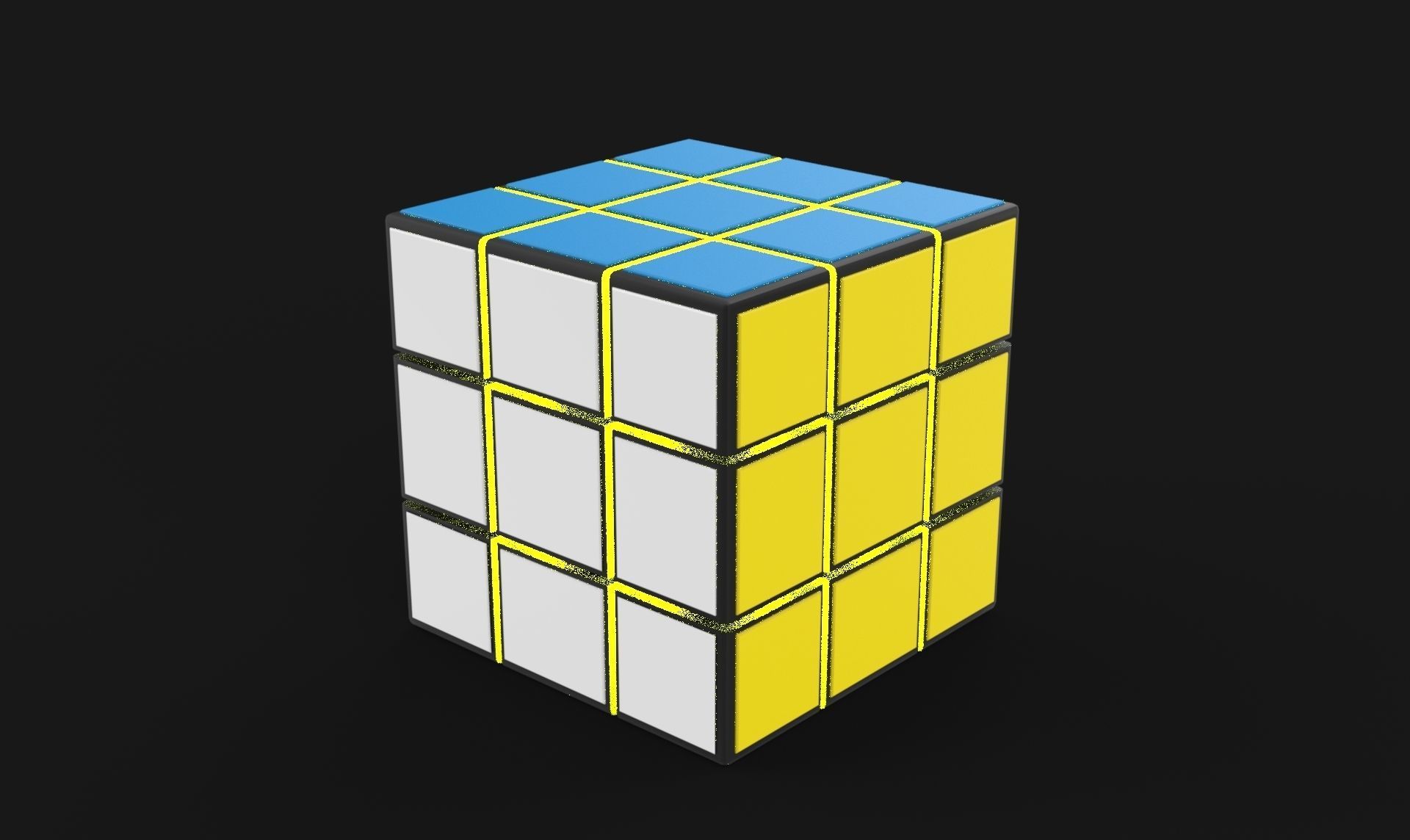 3D model Rubiks Cube 3D Cube VR / AR / low-poly | CGTrader