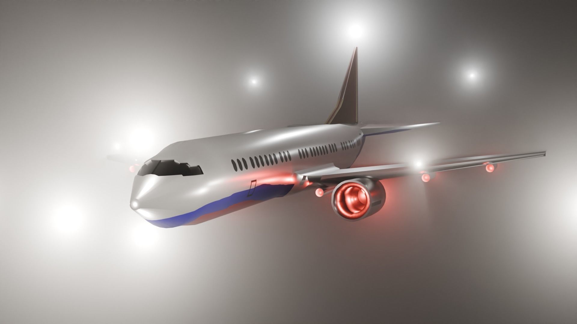 3d modeled airplane 3D model | CGTrader