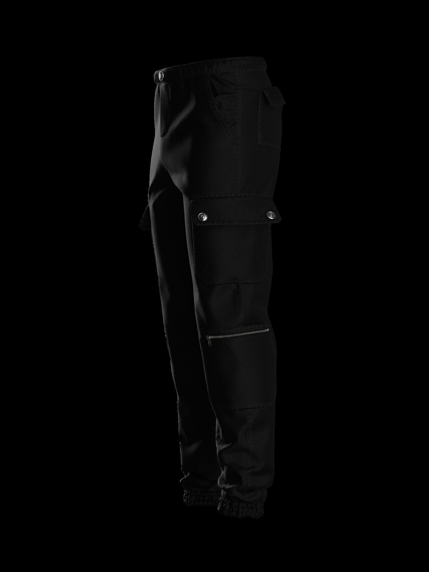 Male cargo pant 3D model animated rigged | CGTrader