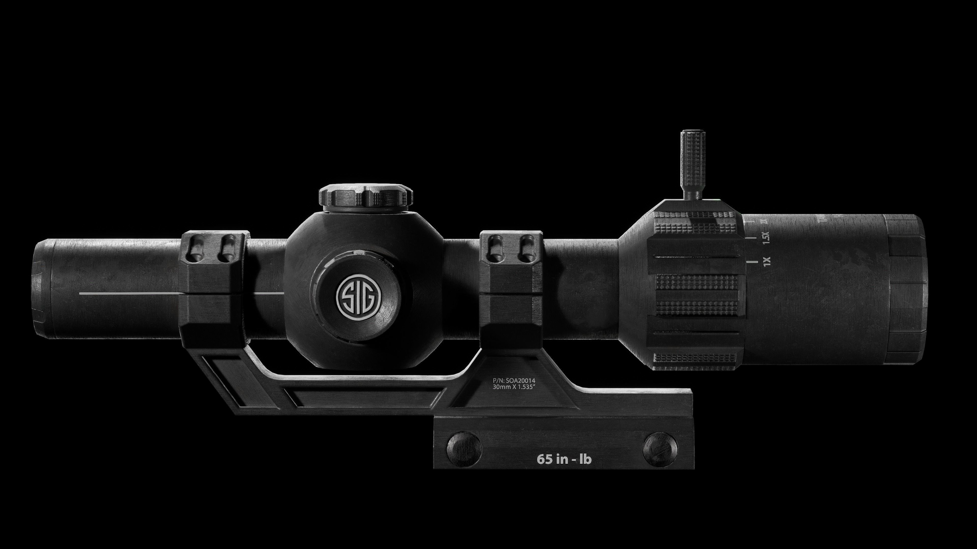 3D model TANGO-MSR LPVO 1-6X24MM Scope VR / AR / low-poly | CGTrader
