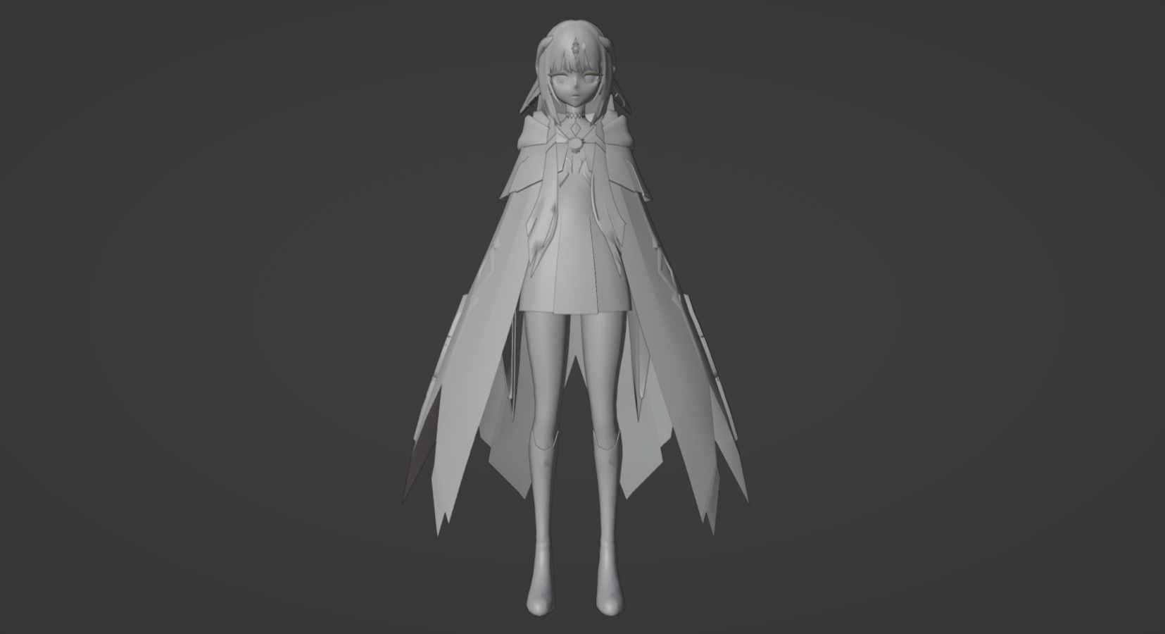 Anime Character - AL Renee 3D model | CGTrader