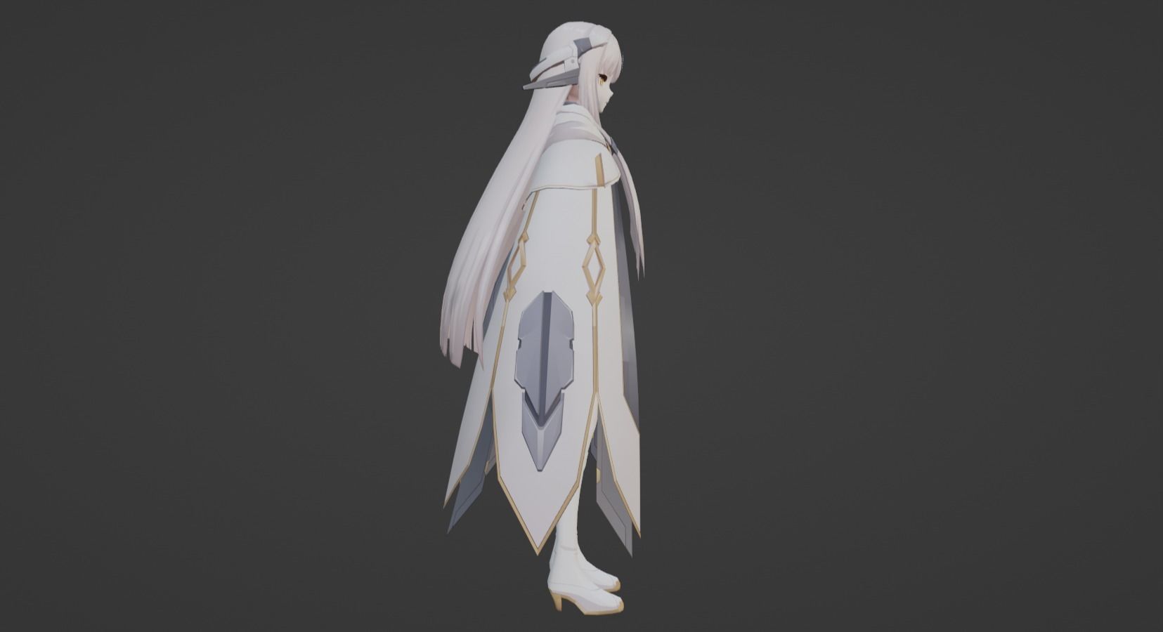 Anime Character - AL Renee 3D model | CGTrader