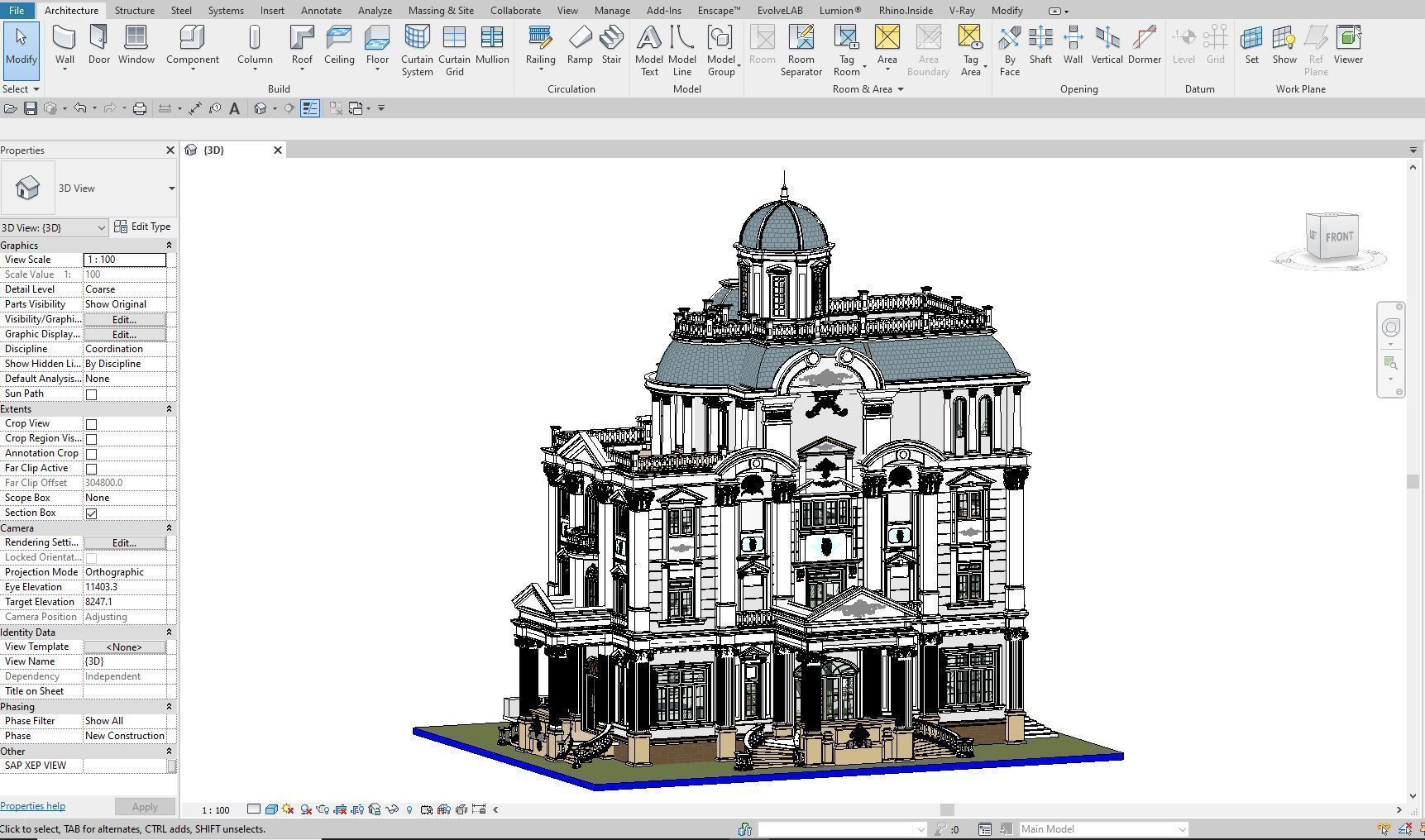 Castle House - revit file 3D model 3D model | CGTrader