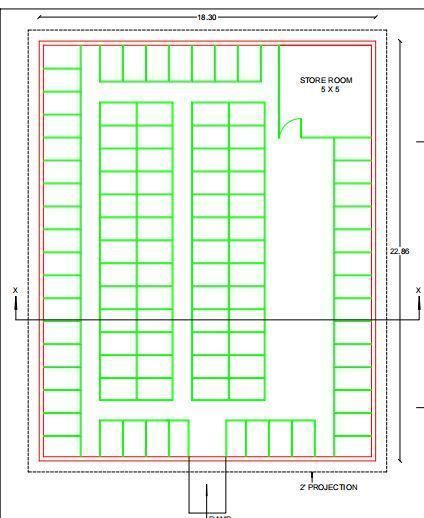 Goat farm shed plan 3D model 3D printable | CGTrader