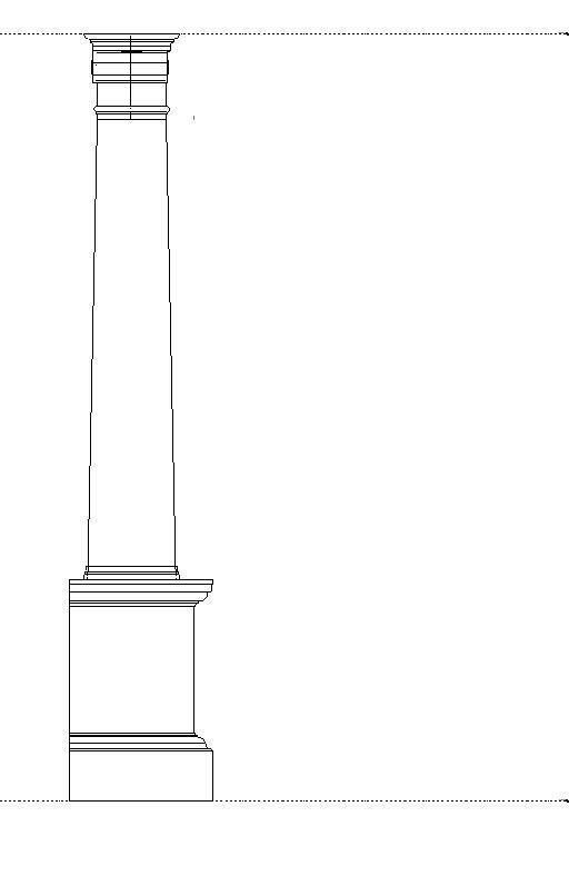 classic column parametric free 3D model | CGTrader