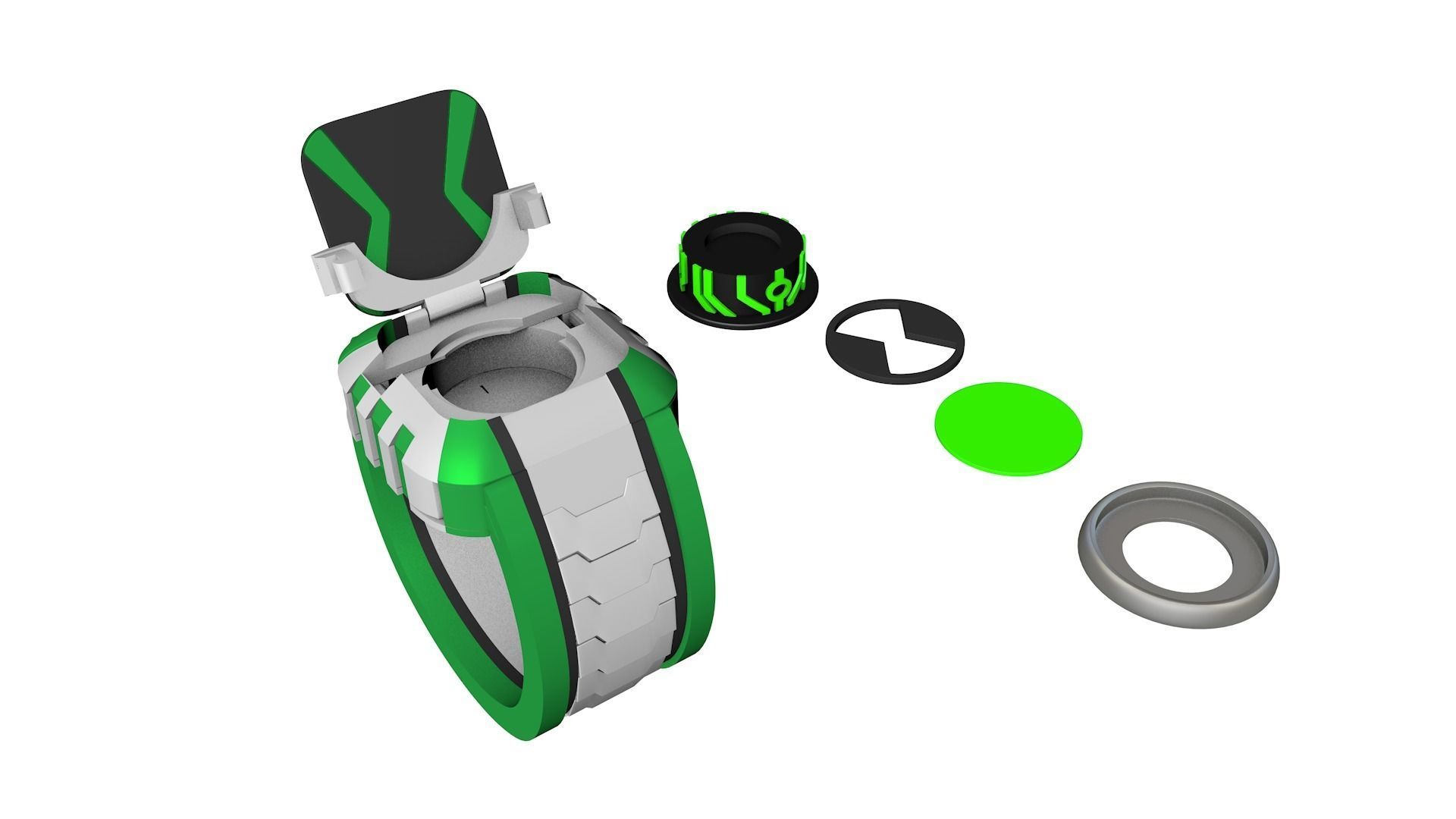 Ben 10 Omnitrix - Omniverse Working 3d Model 3D model 3D printable ...