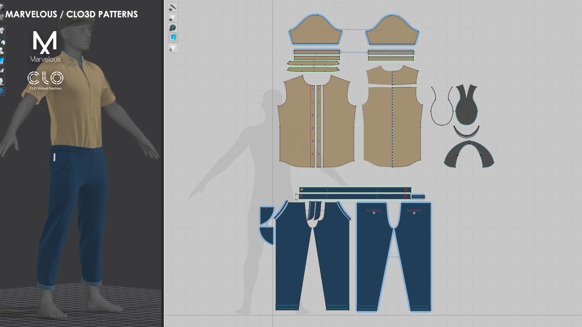 Mens Outfit 29 - Marvelous Designer 3D model | CGTrader