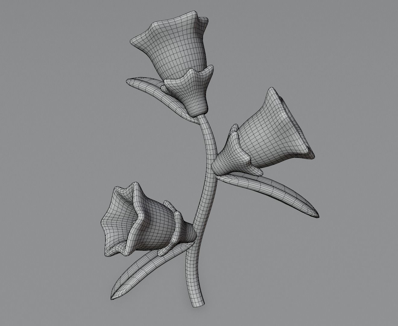 Flower bell 3D model for 3D print 3D model 3D printable | CGTrader