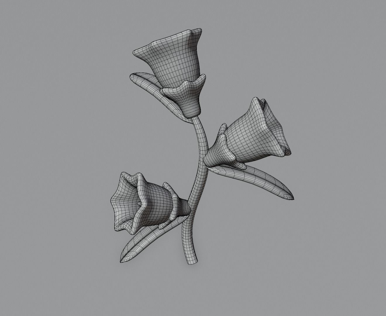 Flower bell 3D model for 3D print 3D model 3D printable | CGTrader
