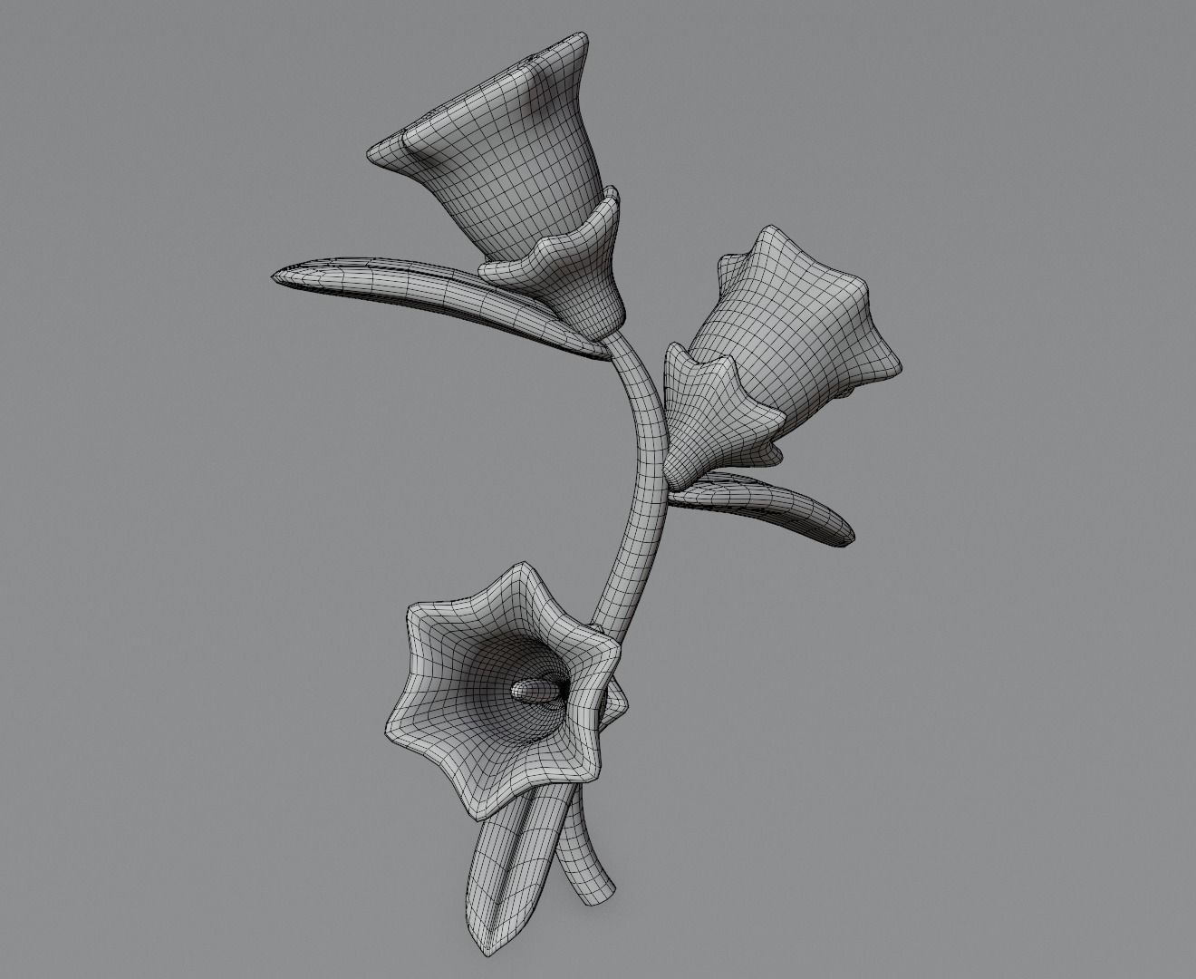 Flower bell 3D model for 3D print 3D model 3D printable | CGTrader