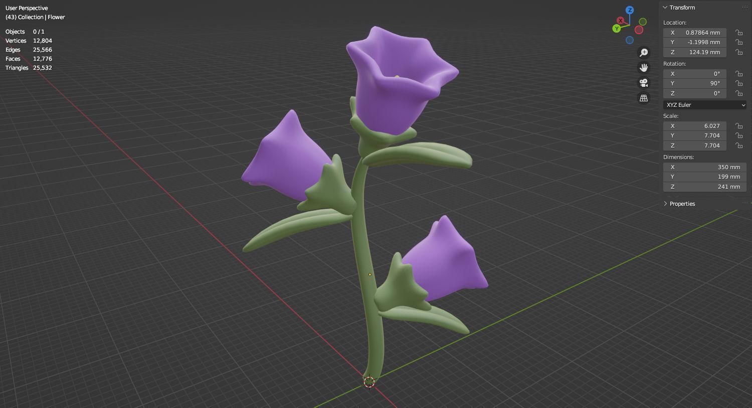 Flower bell 3D model for 3D print 3D model 3D printable | CGTrader