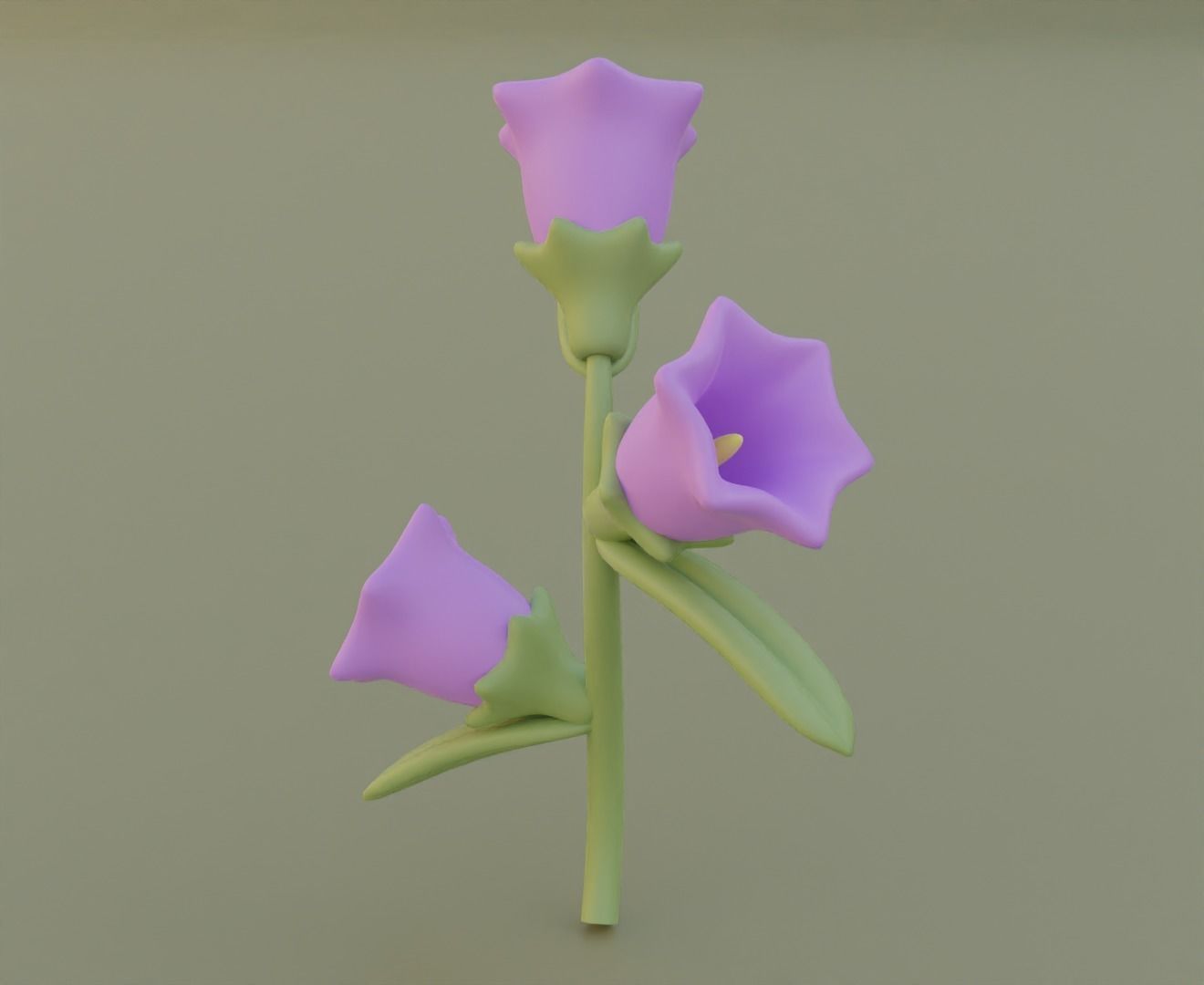 Flower bell 3D model for 3D print 3D model 3D printable | CGTrader