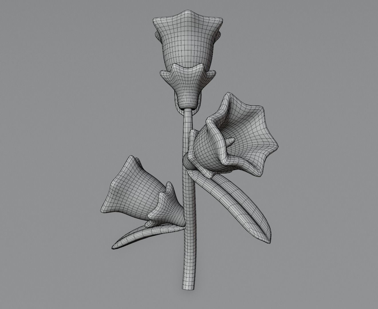 Flower bell 3D model for 3D print 3D model 3D printable | CGTrader