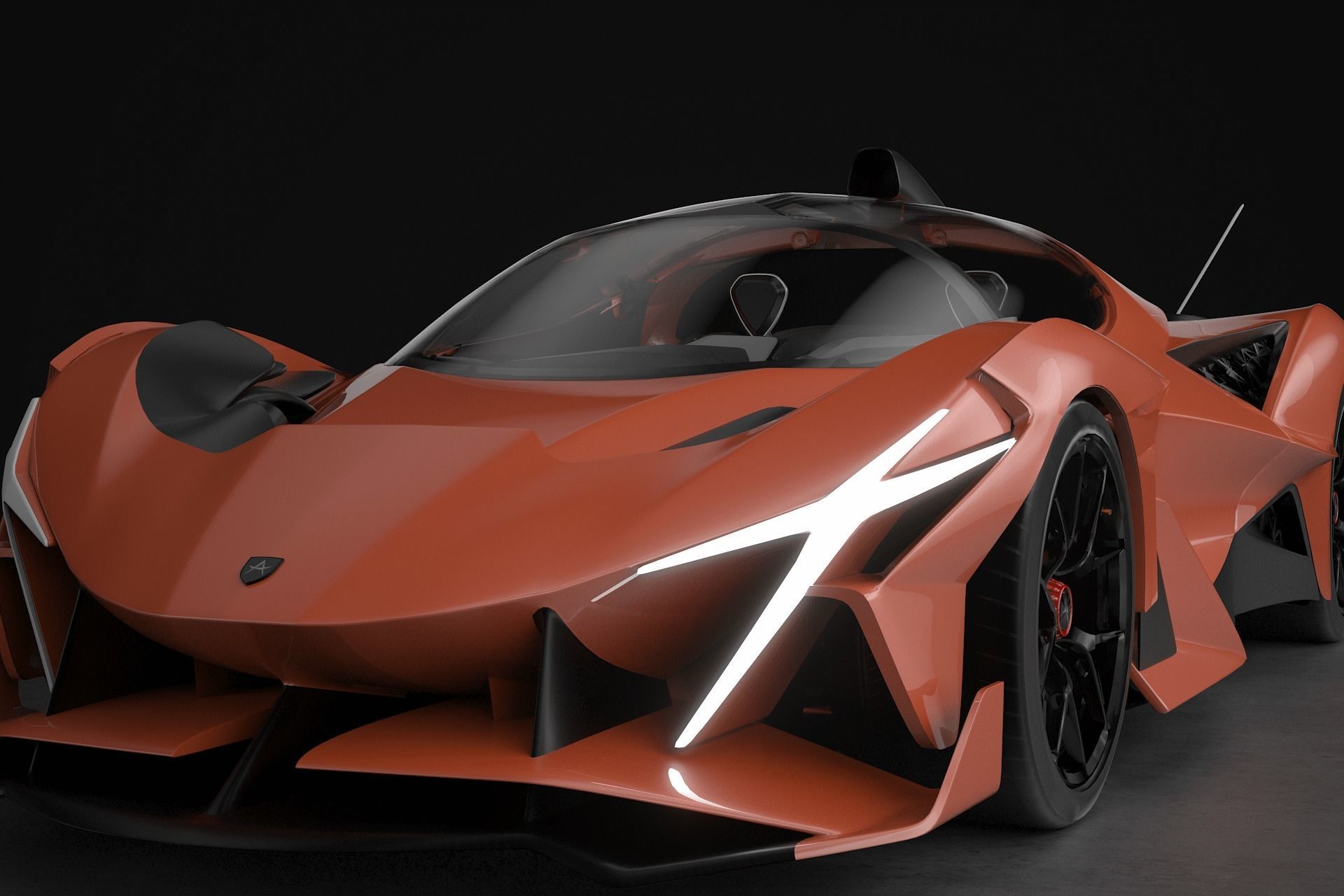 Apollo EVO Super Car 3D model | CGTrader