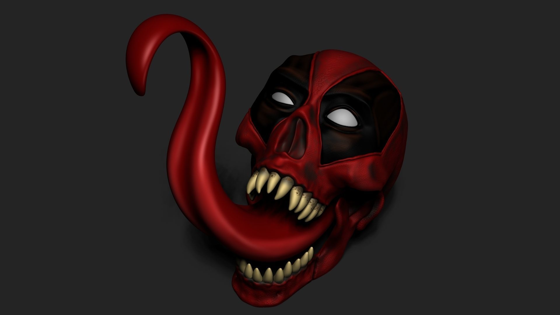 ZOMBIE DEADPOOL 3D model 3D printable | CGTrader