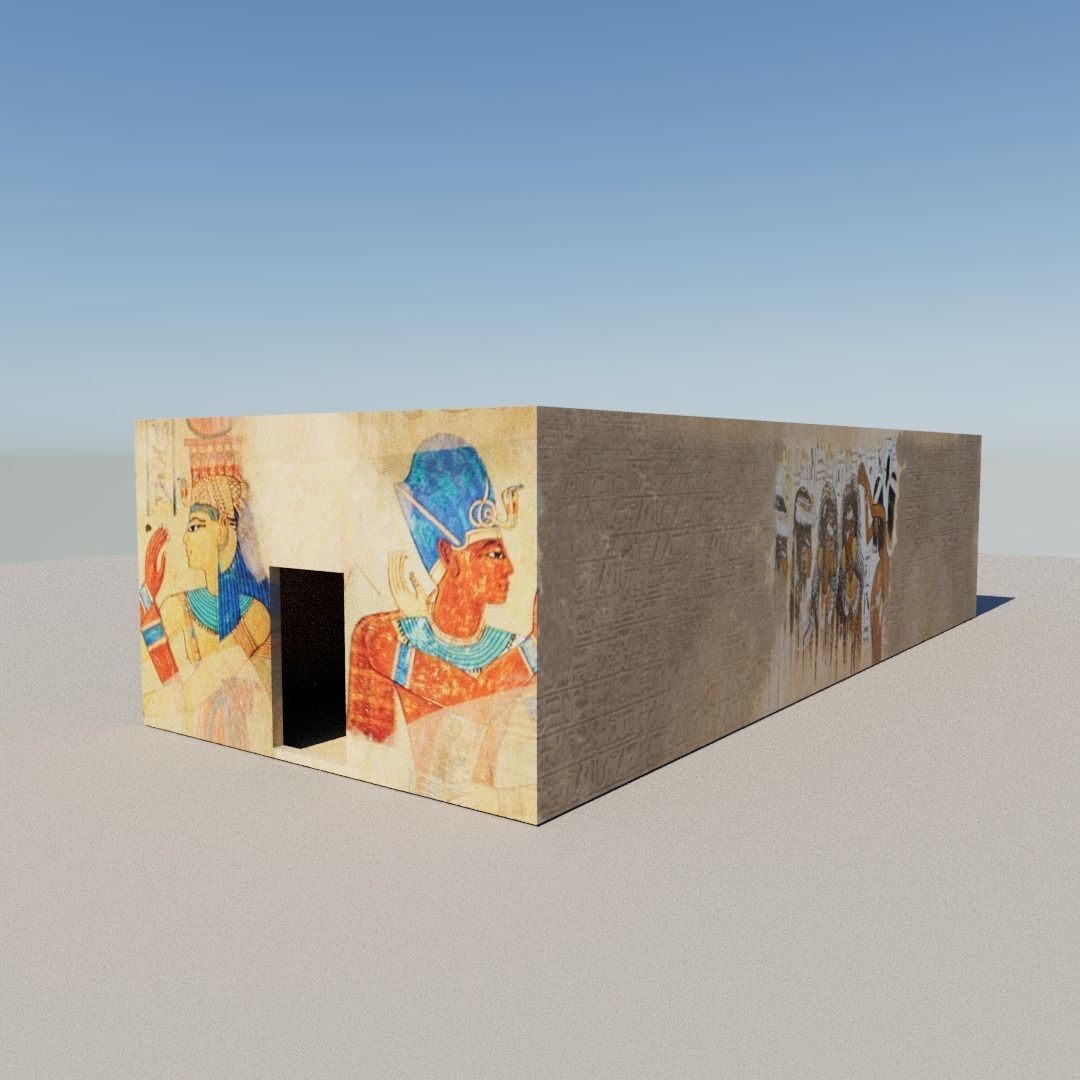Egyptian Pharaoh tomb 3D model | CGTrader
