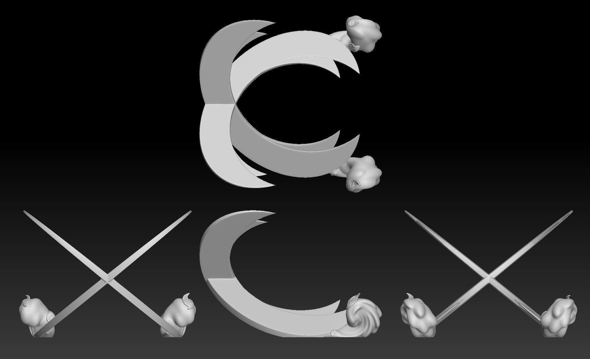 Pokemon Move X-Scissor 3D model 3D printable | CGTrader