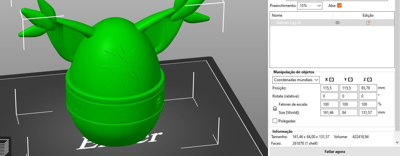 Tailmon DigiTama 3D model 3D printable | CGTrader