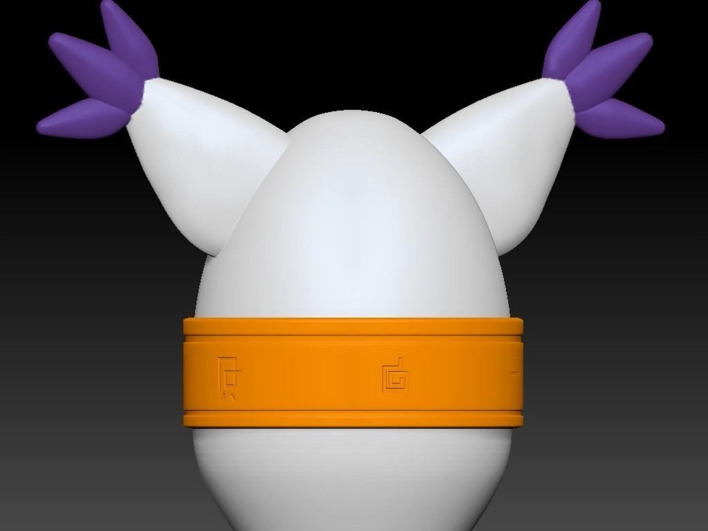 Tailmon DigiTama 3D model 3D printable | CGTrader