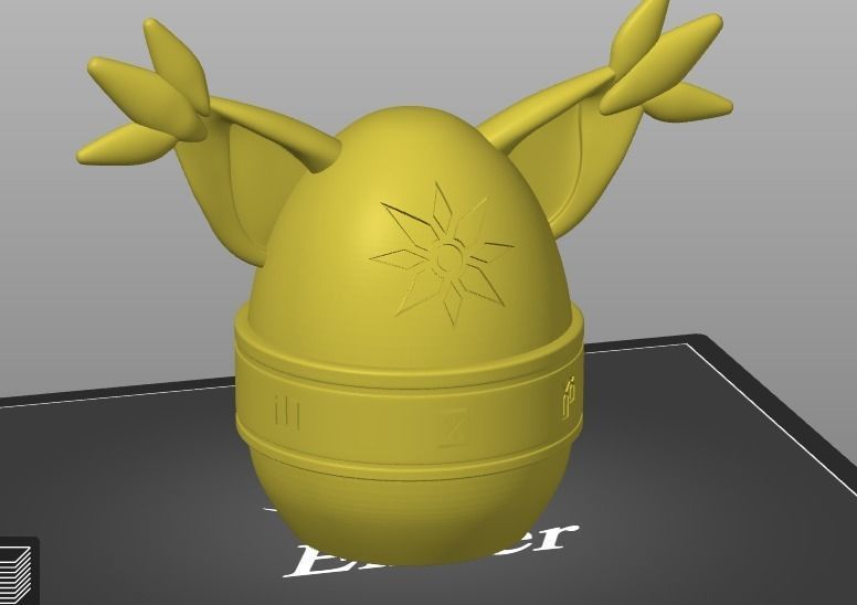Tailmon DigiTama 3D model 3D printable | CGTrader