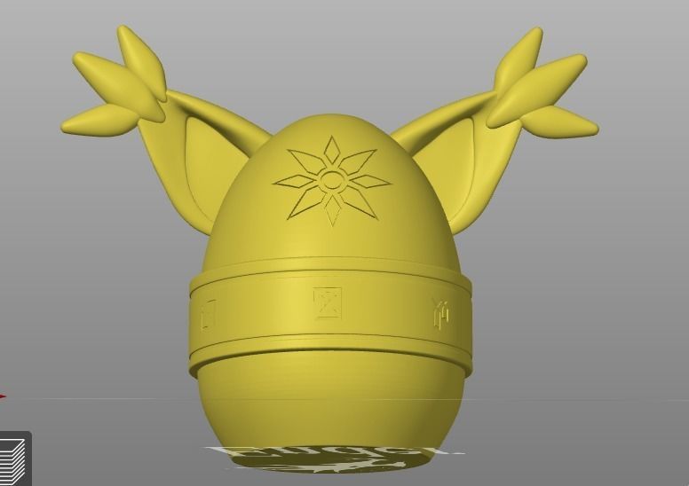 Tailmon DigiTama 3D model 3D printable | CGTrader