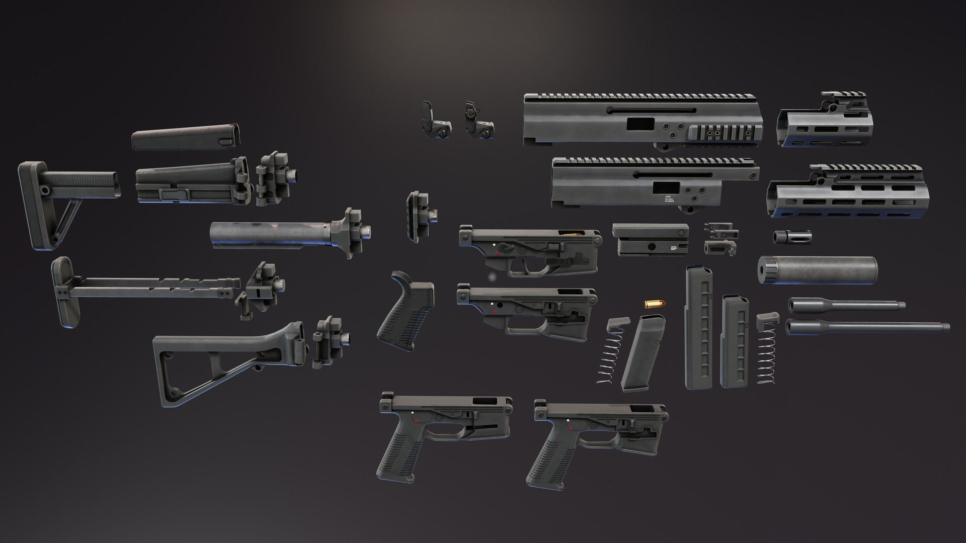 3D model BT APC SMG VR / AR / low-poly | CGTrader