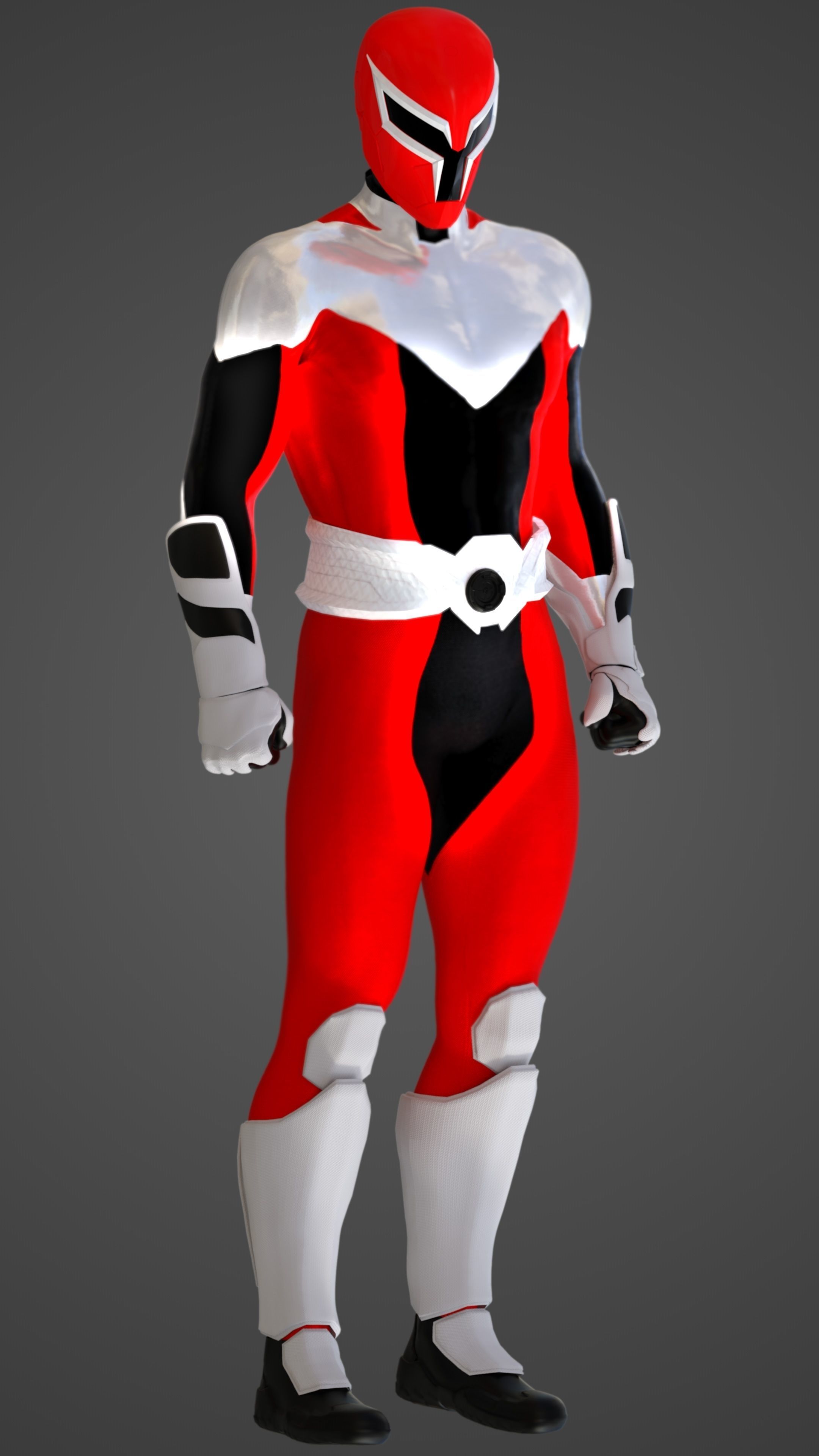 Super Sentai Team Of Heroes 3D model animated rigged | CGTrader